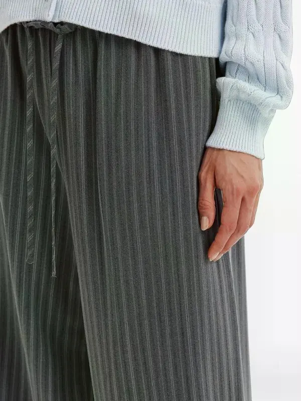 B+AB Pinstripe Wide-leg Trousers