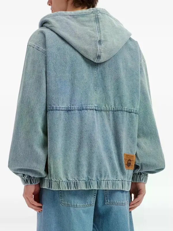 FINGERCROXX Logo-patch Zip-up Hoodie