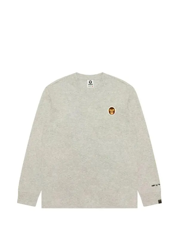 AAPE BY *A BATHING APE Logo-patch Long-sleeve T-shirt