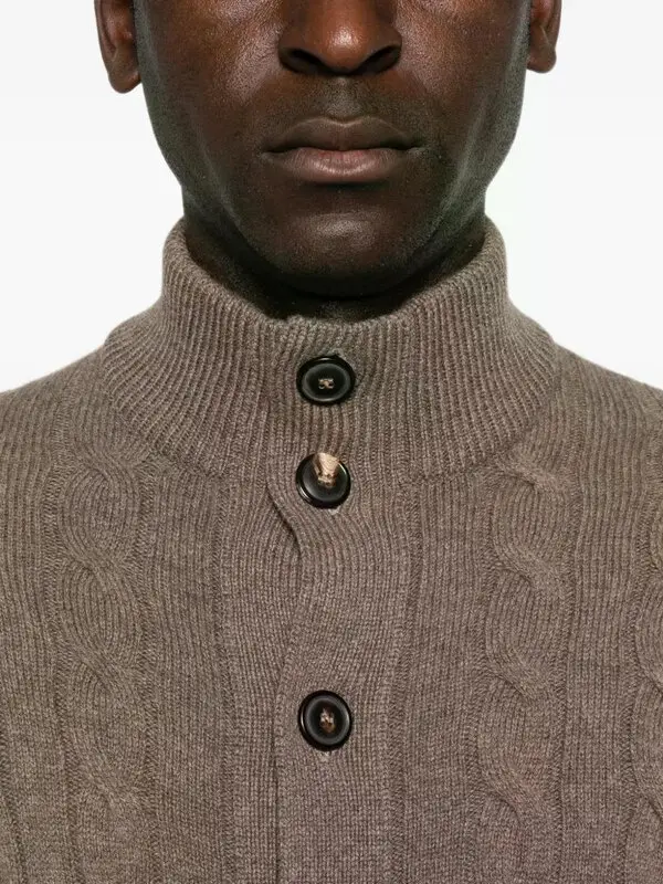 FILIPPO DE LAURENTIIS Cable-knit Cardigan