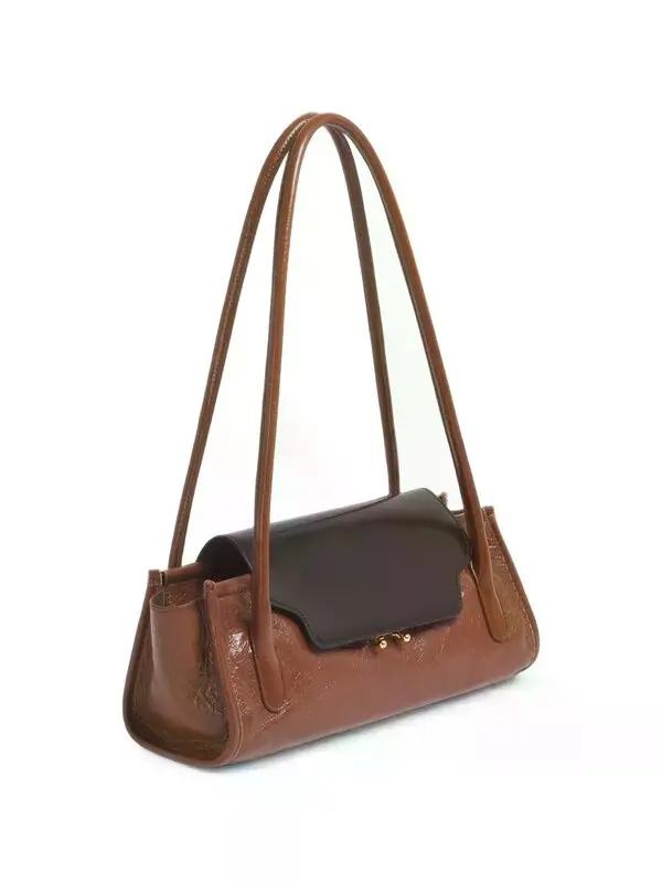Marni And Black Leather Trunkette Bag