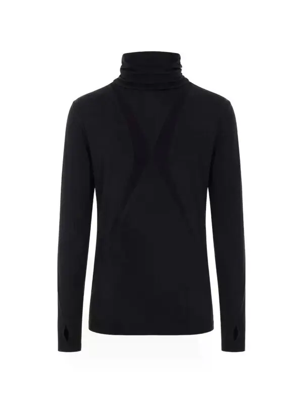THOM KROM Panelled Long-sleeve T-shirt - Black