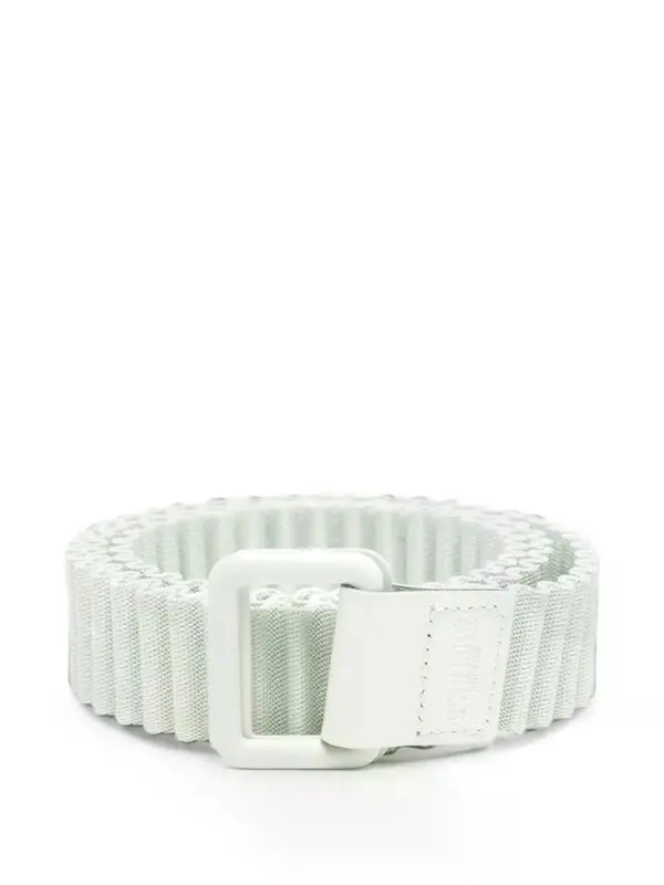 Issey Miyake Pleated Square-buckle Belt - Green