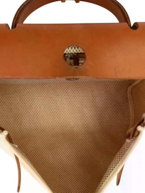 Hermès 2002 Toile Herbag Pm Satchel