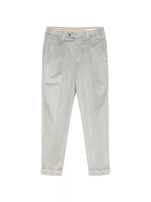 Alpha Industries Pleated Corduroy Trousers - Grey