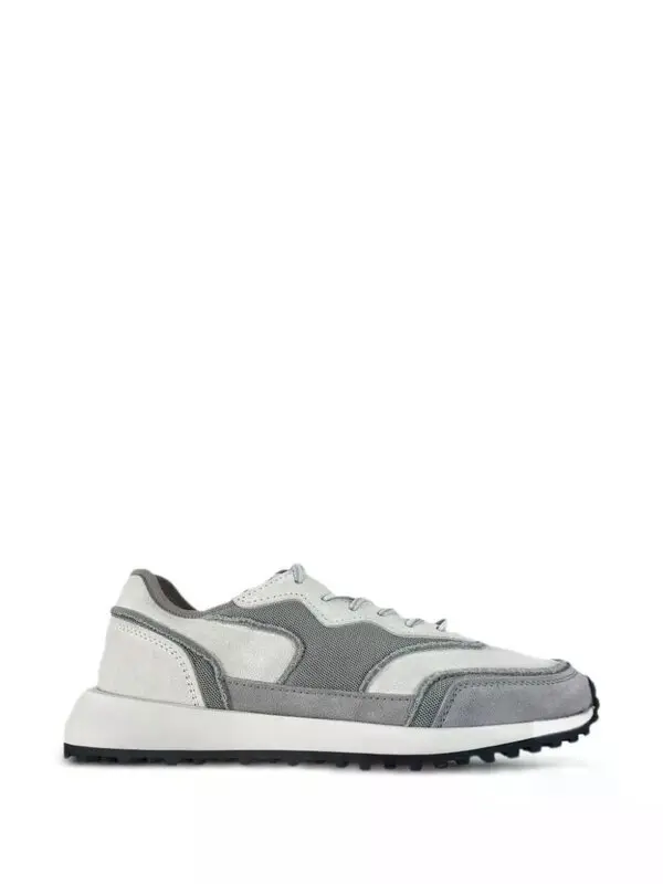 BUTTERO® Panelled Lace-up Sneakers - Grey