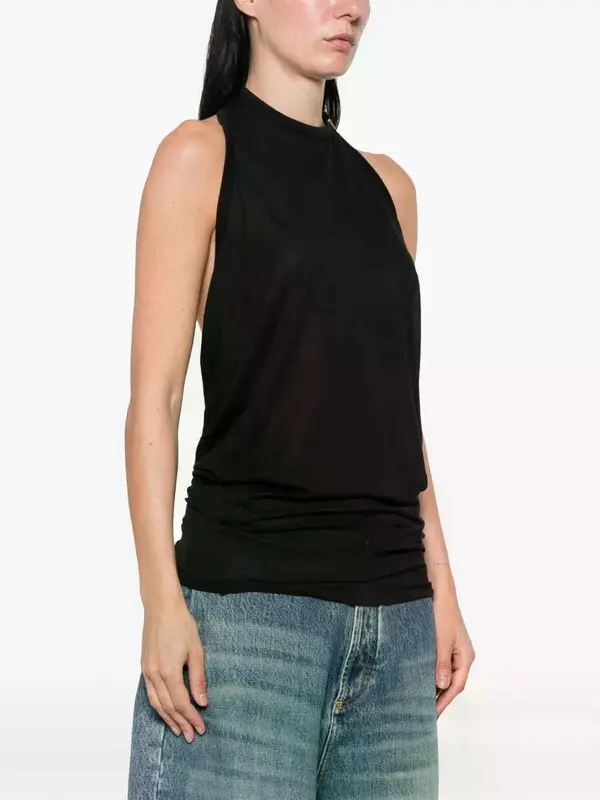 Balenciaga Draped Open-back Top