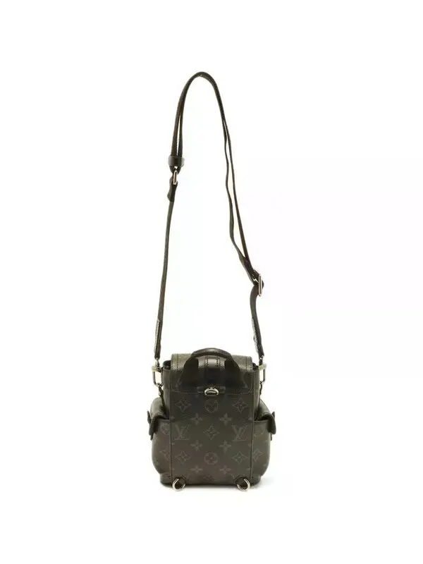 LOUIS VUITTON Nano Christopher Monogram-eclipse Backpack
