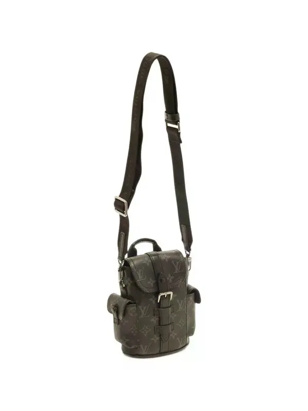 LOUIS VUITTON Nano Christopher Monogram-eclipse Backpack
