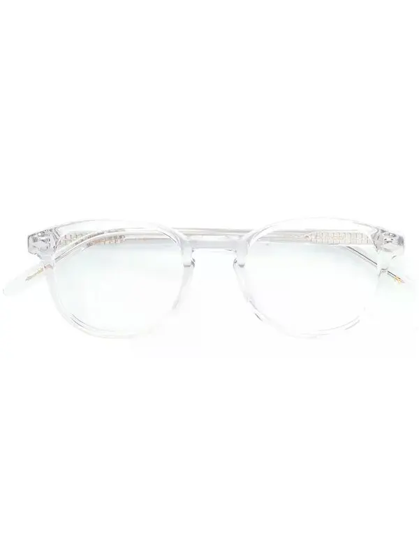 LESCA Round Frame Glasses - Neutrals