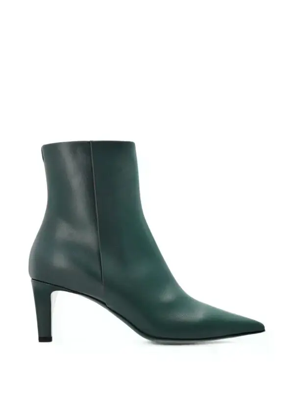 JIMMY CHOO Frankie Pointed Toe Ankle Boots - Green