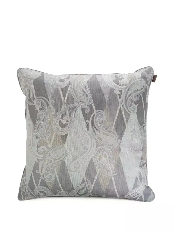Etro Pegaso Embroidered Paisley-print Cushion