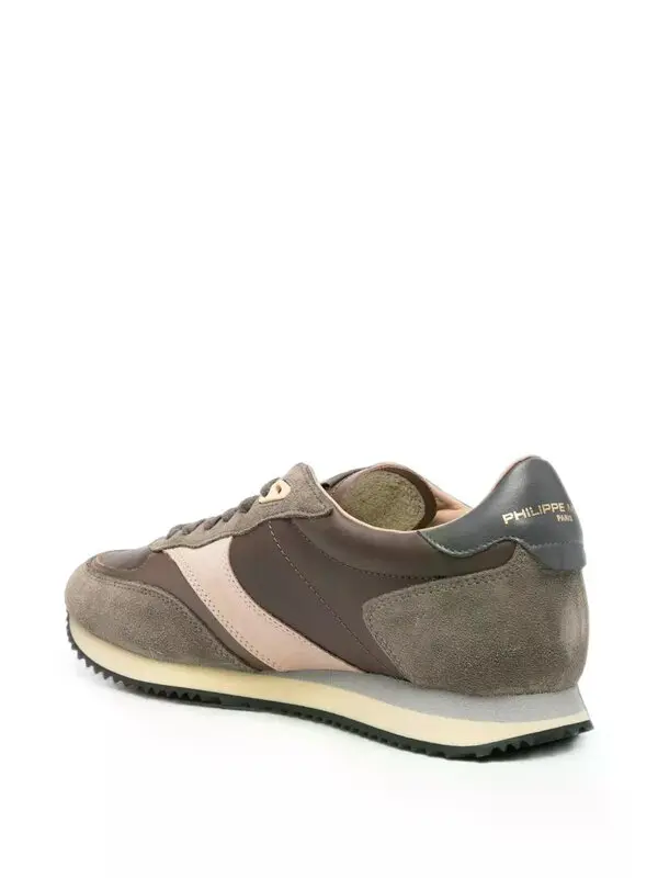 Philippe Model Suede Panelled Sneakers