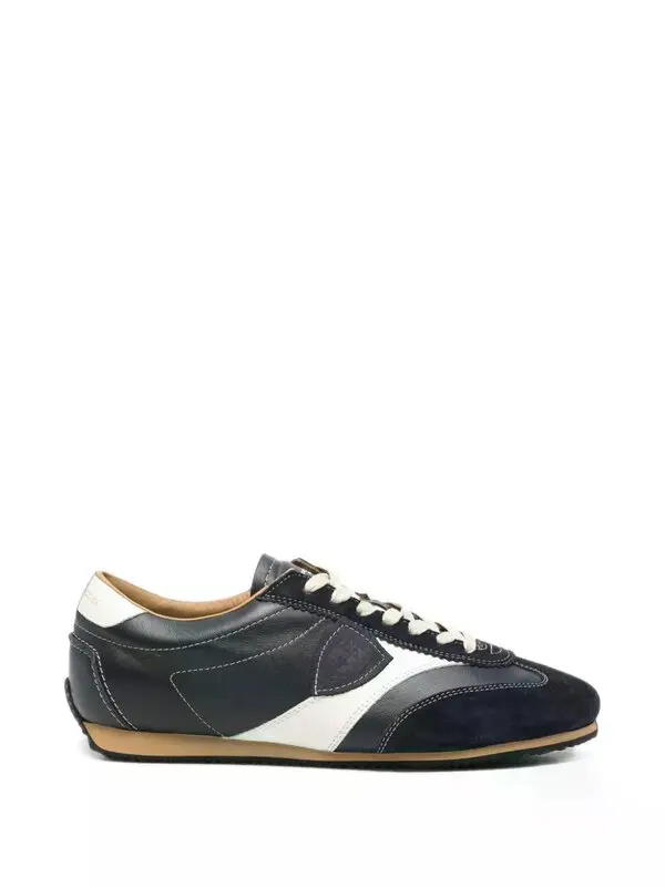 Philippe Model Planche Logo-patch Panelled Sneakers - Blue