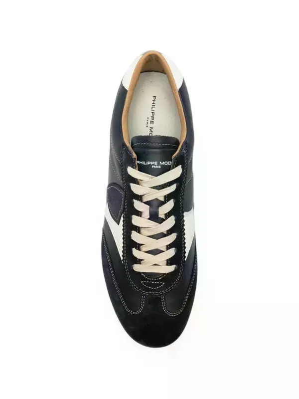 Philippe Model Panelled Logo Sneakers