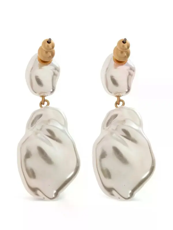 Cult Gaia Marjorie Faux-pearl Drop Earrings - Silver