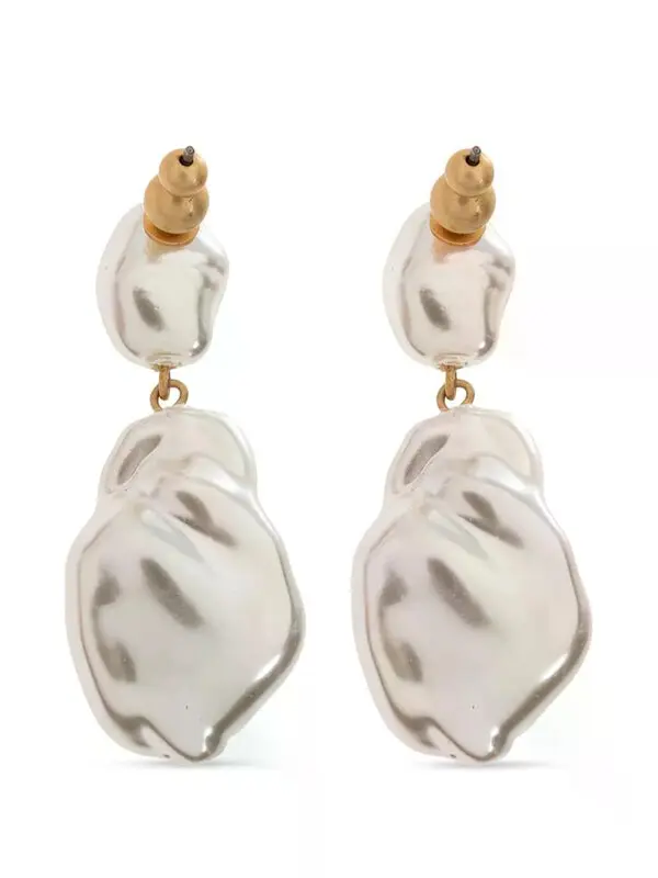 Cult Gaia Marjorie Faux-pearl Drop Earrings - Silver