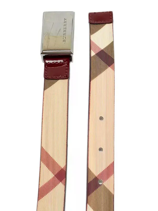 Burberry Nova Check Buckle Belt