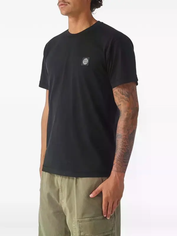 Stone Island 2100027 60/2 Cotton Jersey T-shirt - Black