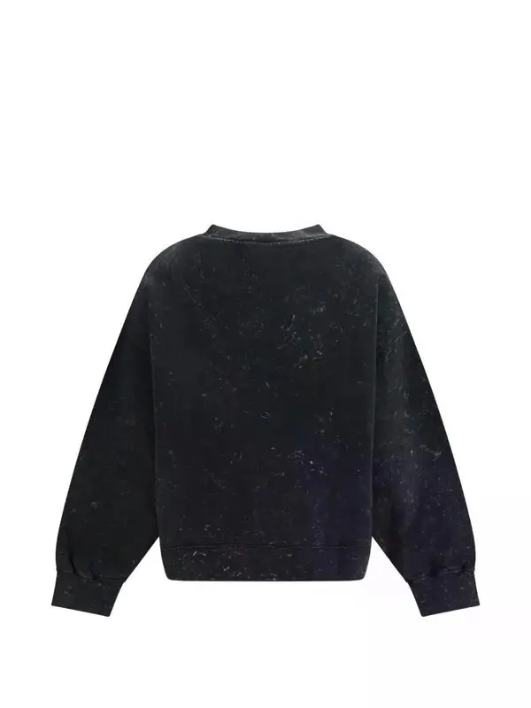 GANNI Isoli Teddy-print Cotton Sweatshirt