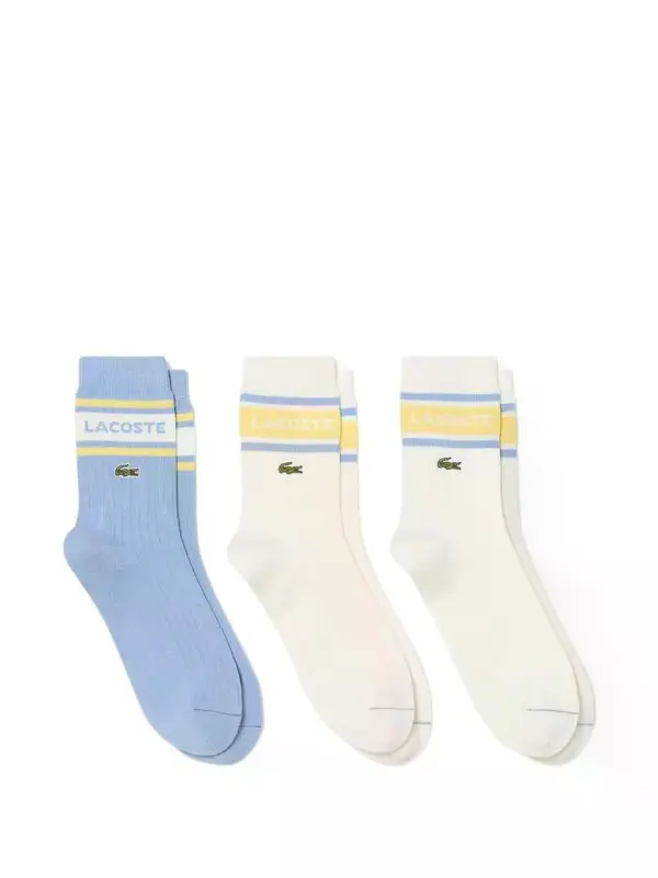 Lacoste Three-pack Cotton Socks