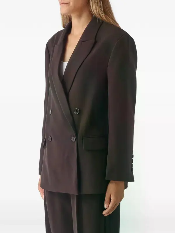 TWINSET Double-breasted Blazer With Peak Lapels