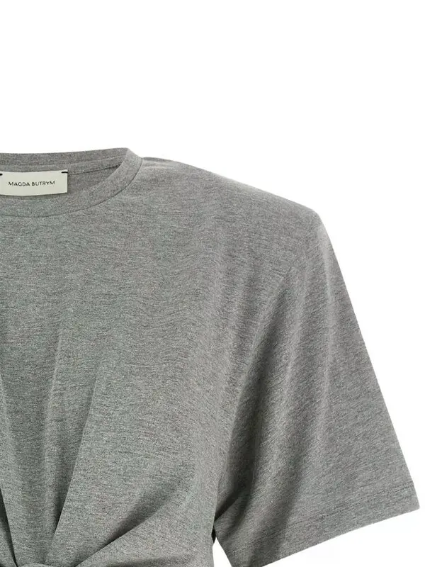 Magda Butrym Knotted-detail Crew-neck T-shirt