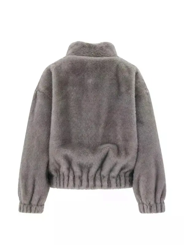 Liu Jo Faux-fur Elasticated-trim Jacket