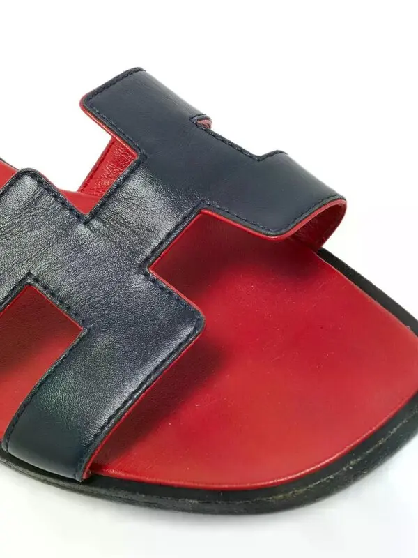 Hermès Oran H Cut-out Flat Sandals