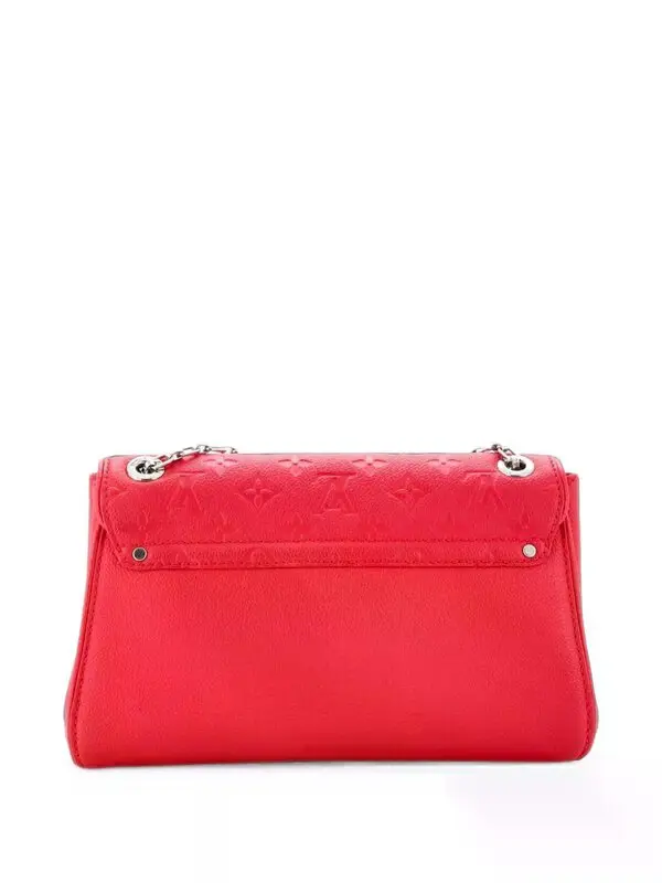 LOUIS VUITTON Saint Germain Empreinte Leather Pm Shoulder Bag - Red