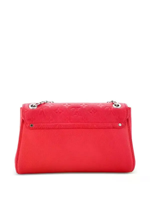 LOUIS VUITTON Saint Germain Empreinte Leather Pm Shoulder Bag - Red