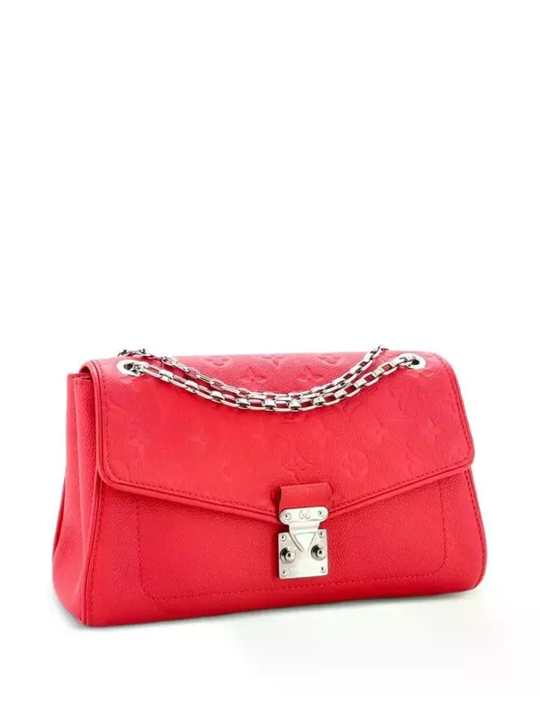 LOUIS VUITTON Saint Germain Empreinte Leather Pm Shoulder Bag - Red