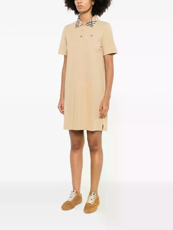 Burberry Check-pattern Polo Dress