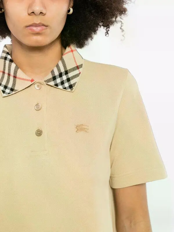 Burberry Check-pattern Polo Dress