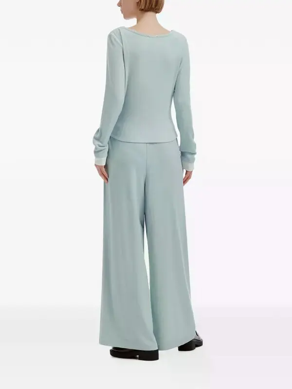 TOUT A COUP Cowl-neck Wide-leg Set