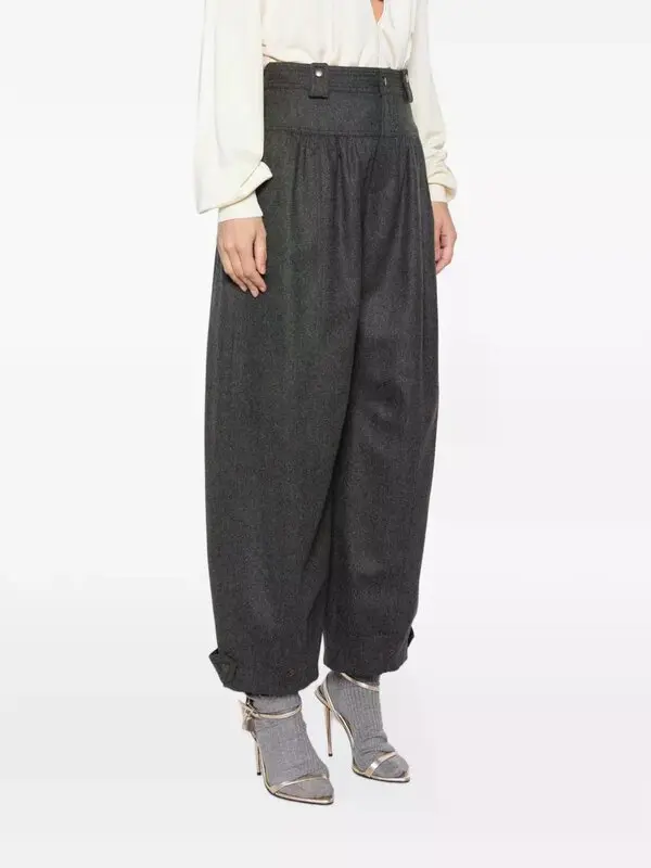 Chloé High-waisted Pleated Trousers