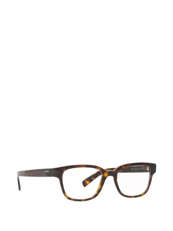 Prada Tortoiseshell-effect Rectangle-frame Glasses