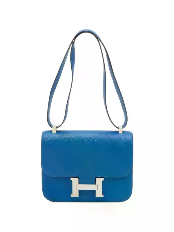 Hermès 2011 24 Constance Shoulder Bag - Blue
