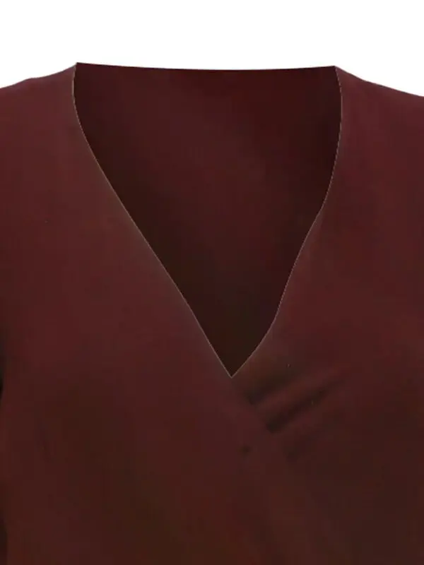 REFORMATION Wrap Accent Mini Dress