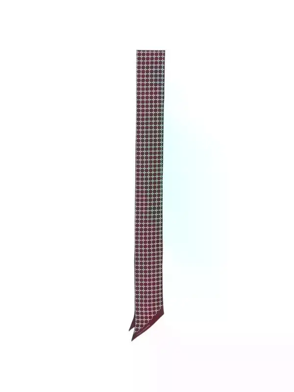 Tagliatore Geometric-print Scarf - Red