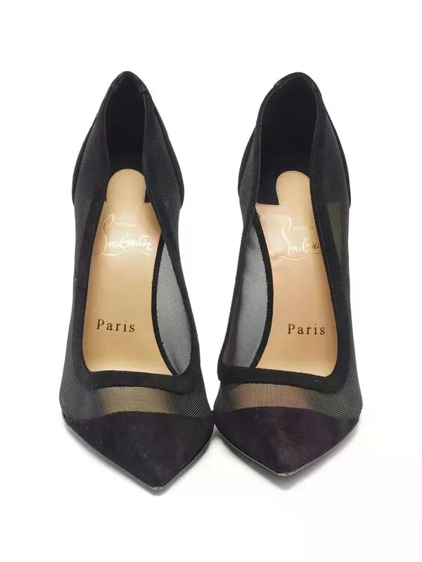 CHRISTIAN LOUBOUTIN Galativi Mesh Heeled Pumps