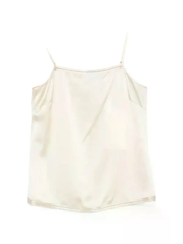 JOSEPH Gaia Silk Satin Blouse - Neutrals