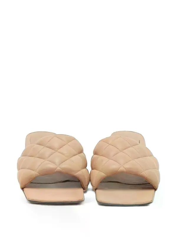 Bottega Veneta Lido Quilted Leather Sandals