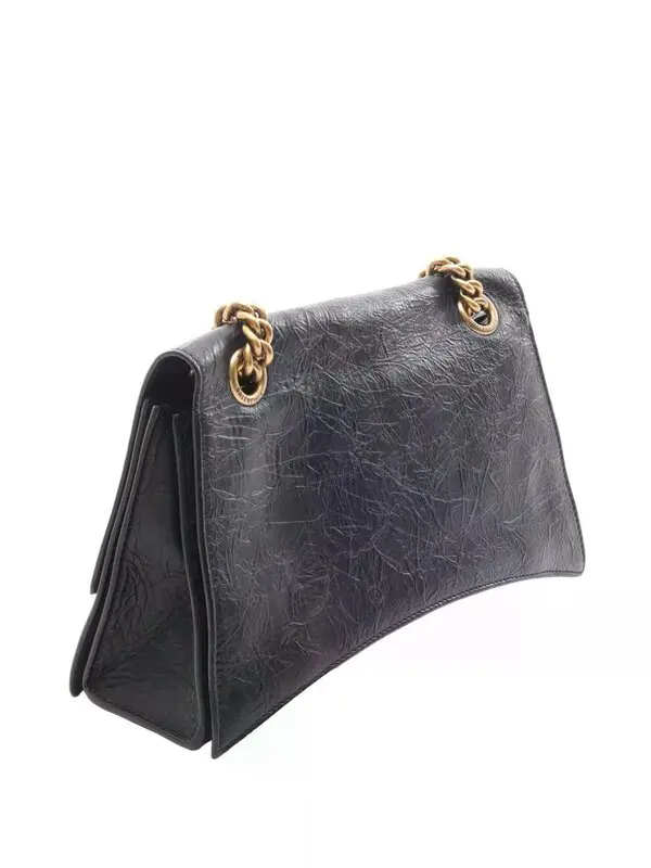 Balenciaga Small Calfskin Crush Chain Shoulder Bag
