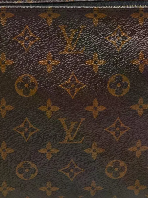 LOUIS VUITTON Medium Pochette Toilette Monogram Clutch Bag
