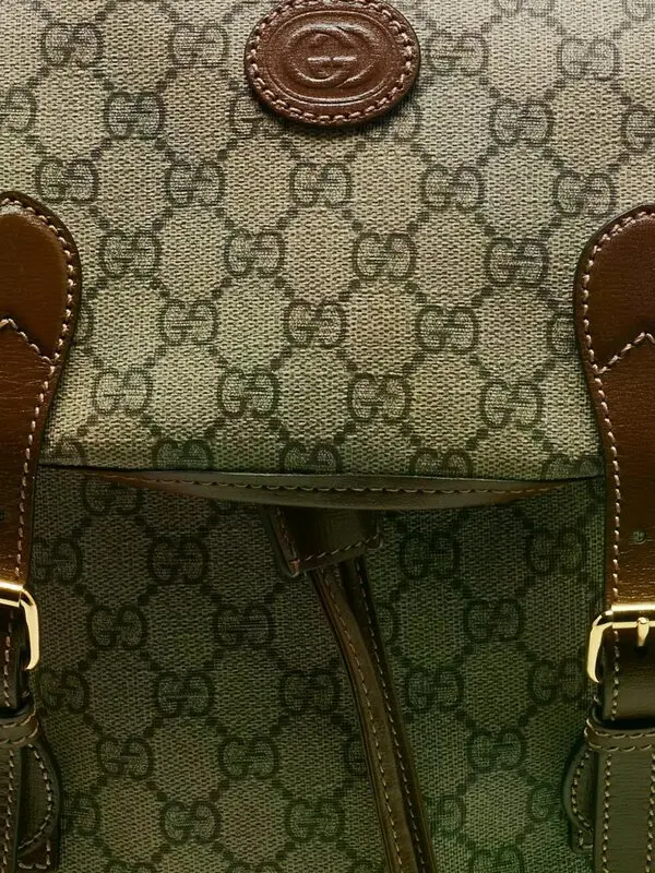 Gucci Gg Supreme Monogram Canvas Backpack