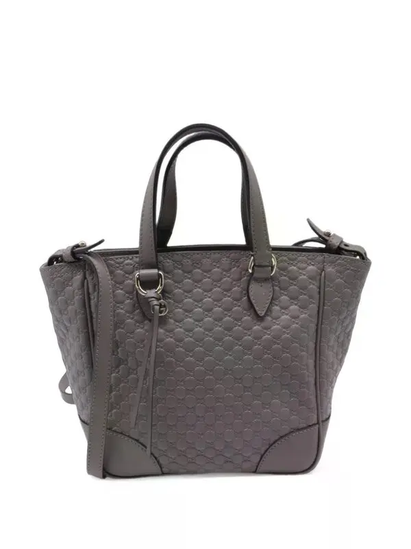 Gucci Microissima Bree Tote Bag - Grey