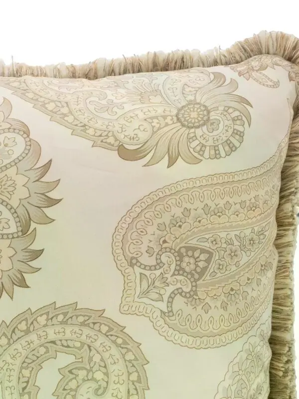Etro Paisley Fringed Cushion