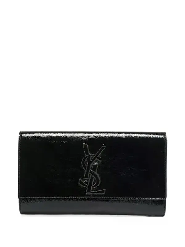 Saint Laurent Belle De Jour Patent Leather Clutch Bag