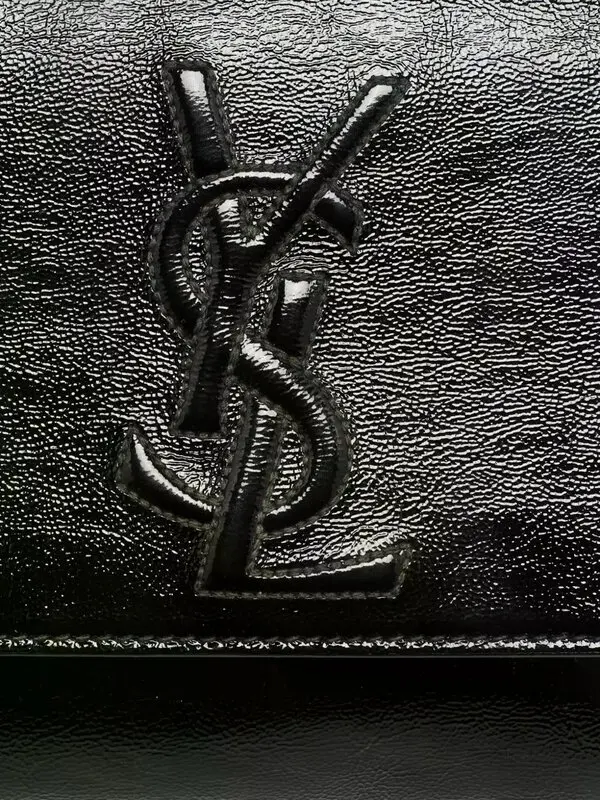 Saint Laurent Belle De Jour Patent Leather Clutch Bag